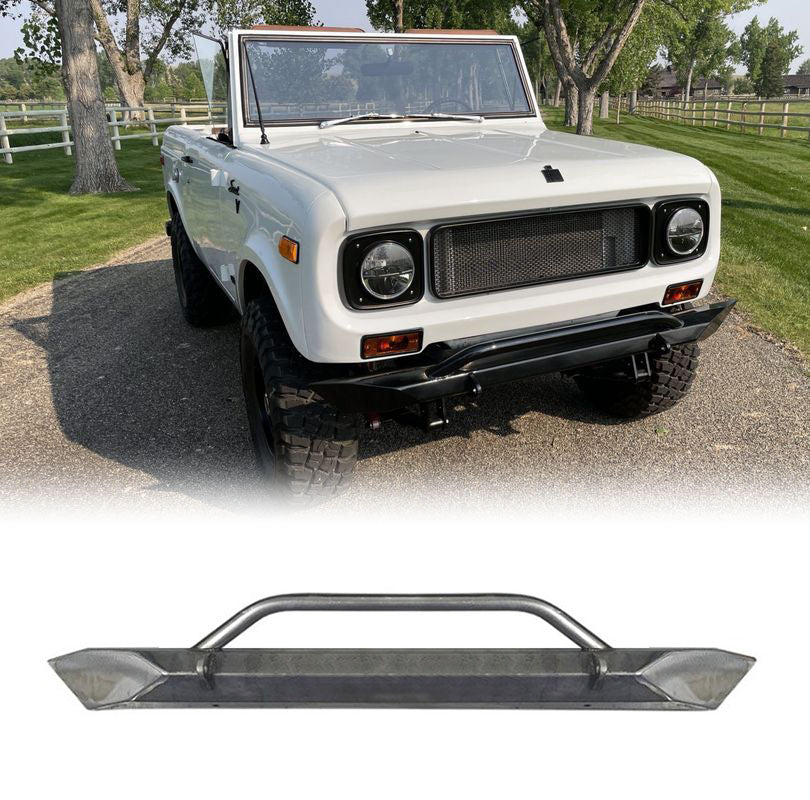 Scout 80 / 800 Farmall Deluxe Front Bumper (RAW STEEL) – ScoutUnlimited